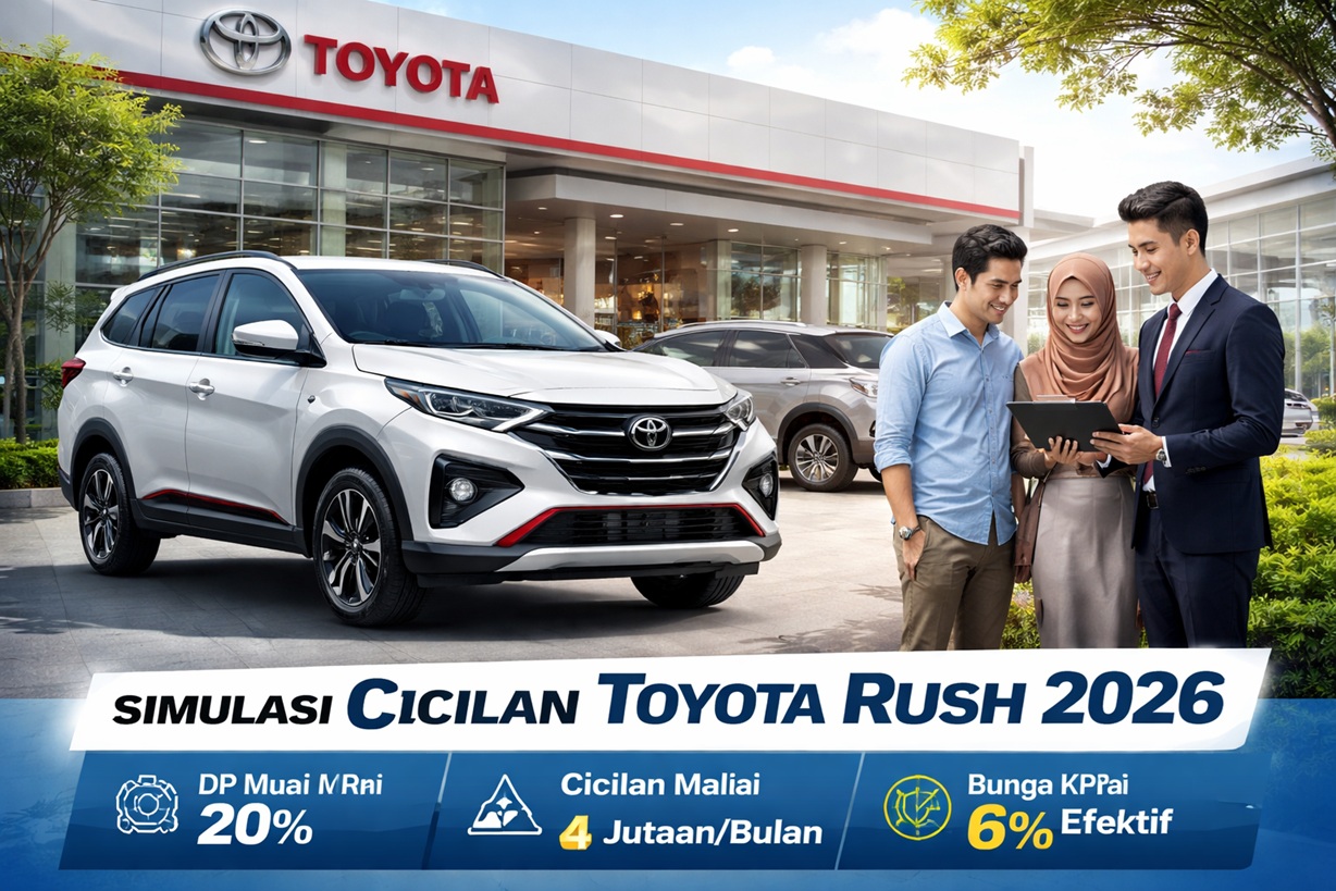 Simulasi Angsuran Toyota Rush 2026: Opsi Kredit Ringan, Cicilan Mulai ...
