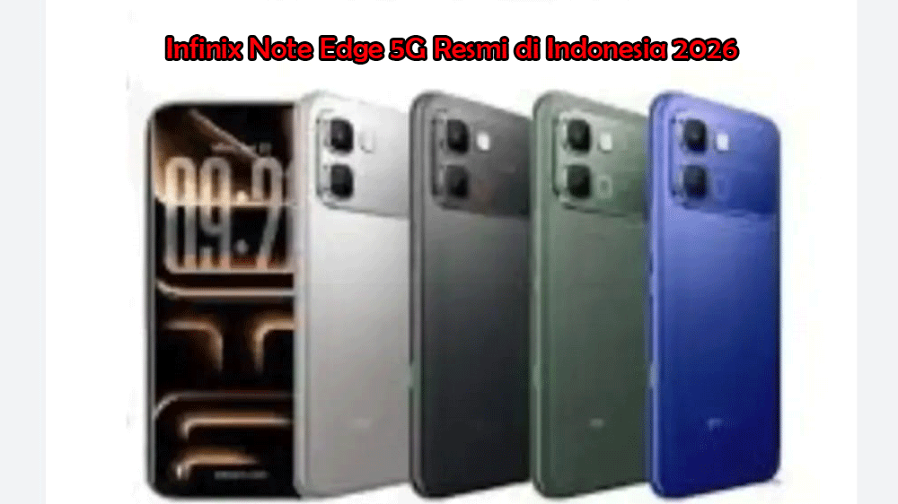 Infinix Note Edge 5G Resmi di Indonesia 2026: HP Super Tipis, Baterai ...