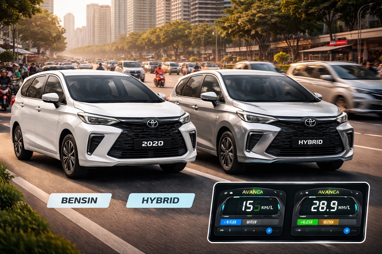 Toyota Avanza 2026: Selisih Konsumsi BBM Bensin vs Hybrid Makin ...