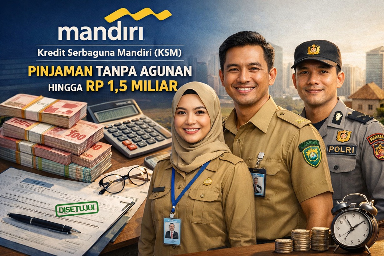 Bank Mandiri Tawarkan Pinjaman Tanpa Agunan Non KUR hingga Rp1,5 Miliar ...