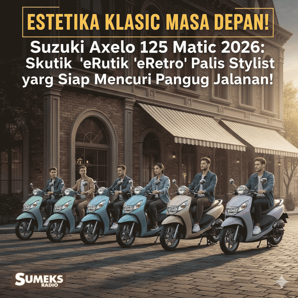 Suzuki Axelo 125 Matic 2026 Skutik Neo-Retro Paling Stylist yang Siap ...