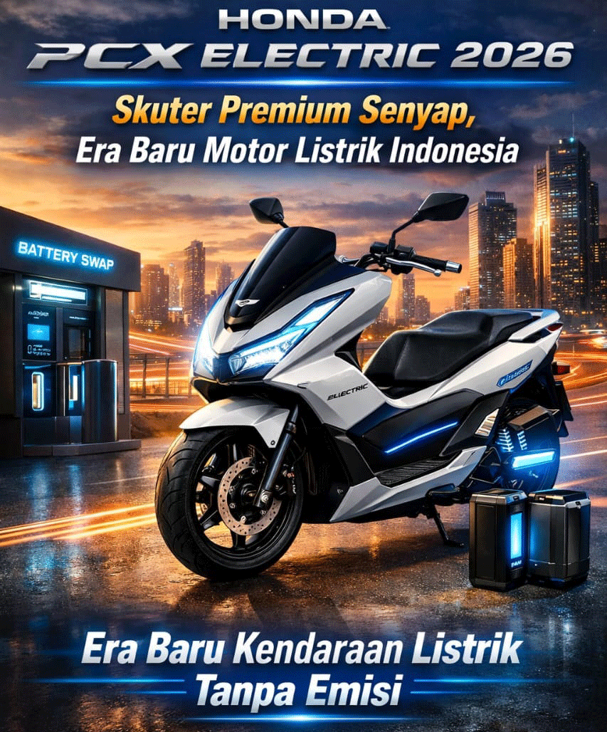 Honda PCX Electric 2026 Resmi Mengaspal, Skuter Premium Senyap yang ...